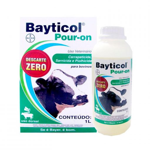 Bayticol Pour-On - 1 Litro - Bayer - Agro Raça